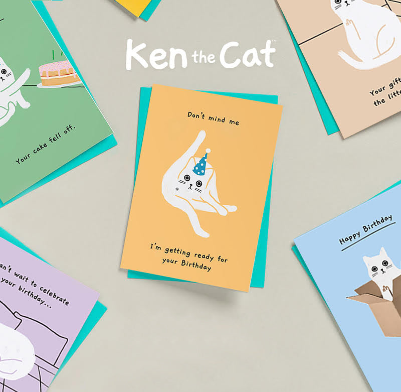 Ken The Cat | Cat Cards | Ohh Deer
