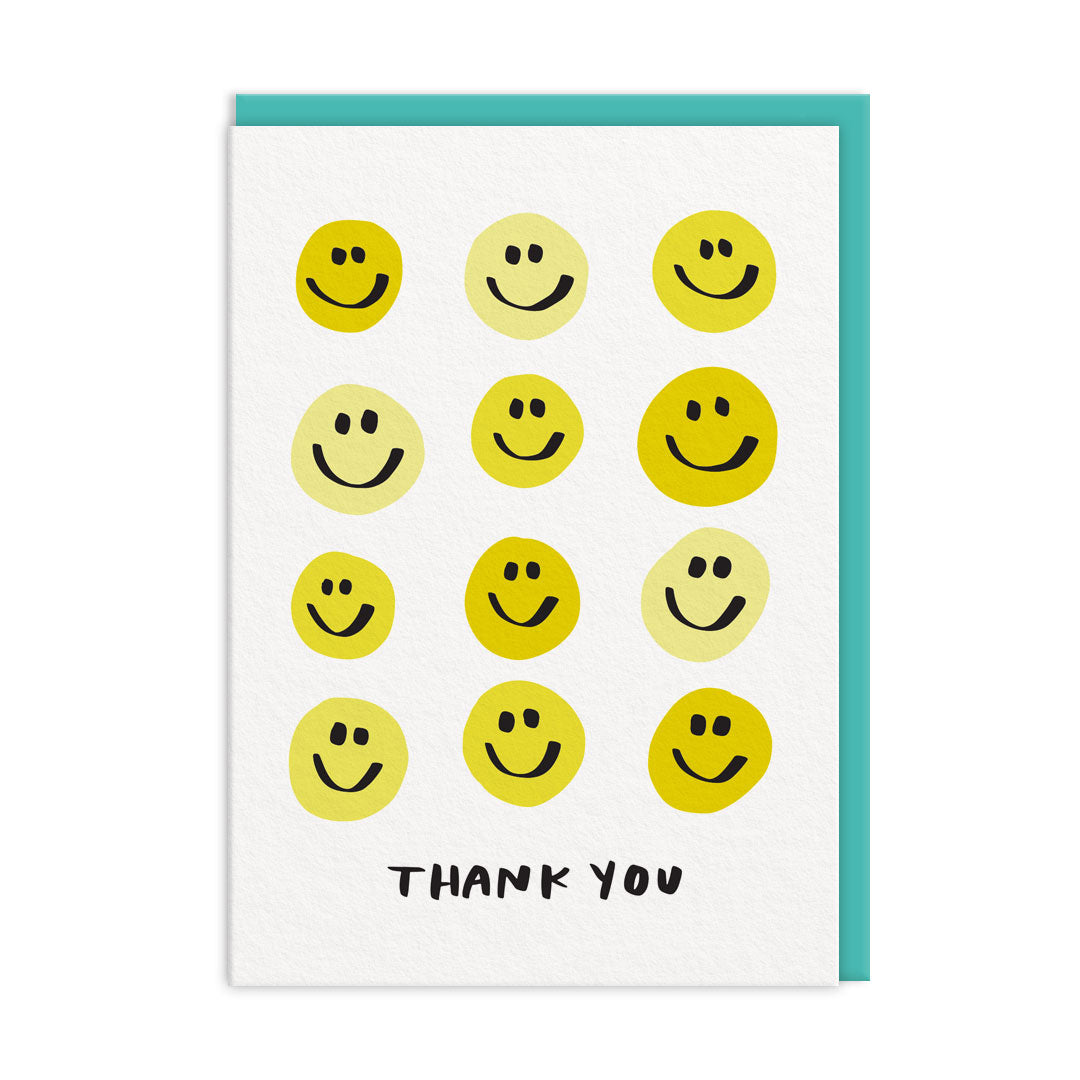 Thank You Smiley Greeting Card – Ohh Deer
