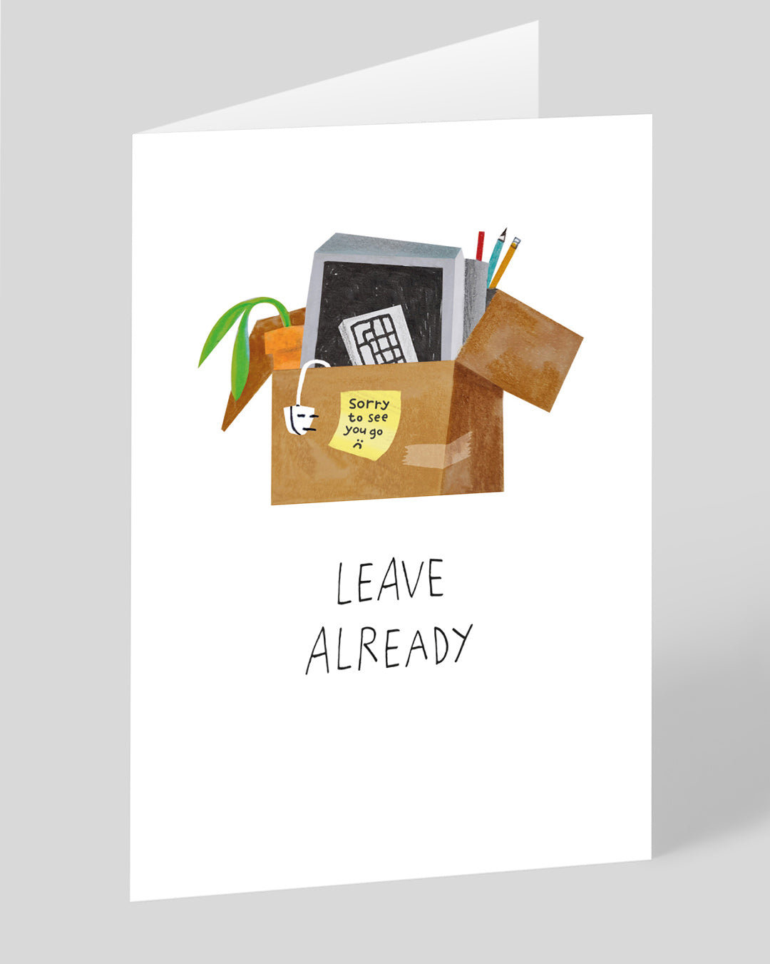 Personalised Leave Already Goodbye Card | Ohh Deer